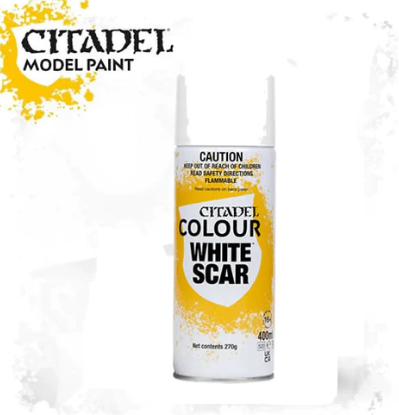 Citadel Colour Spray: White Scar (400ml) - Miniature Paint - Valhalla ...