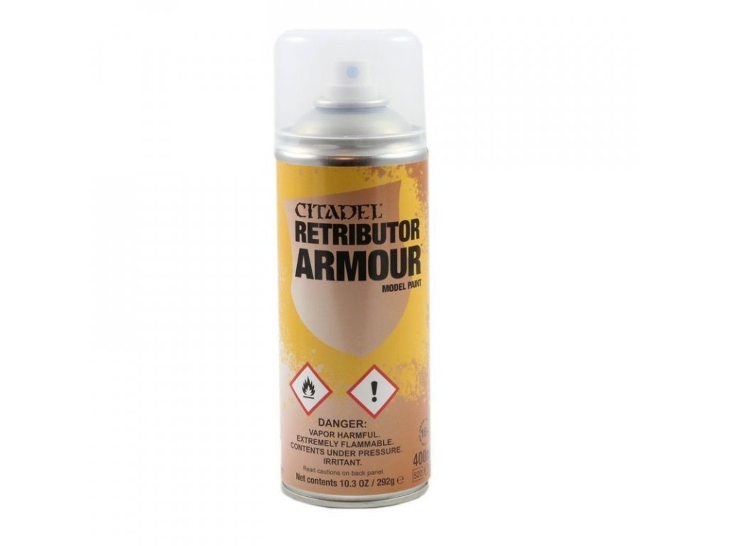 Citadel Colour Spray: Retributor Armour (400ml) - Miniature Paint ...