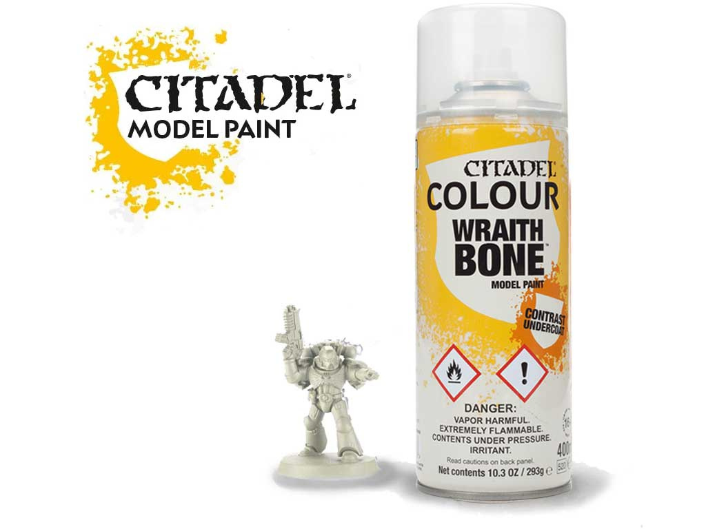 Citadel Colour Spray: Wraithbone (400ml) - Miniature Paint - Valhalla ...