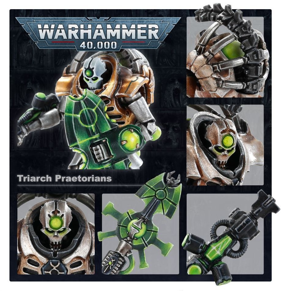Warhammer 40,000 - Necrons: Triarch Praetorians - Valhalla Boardgames