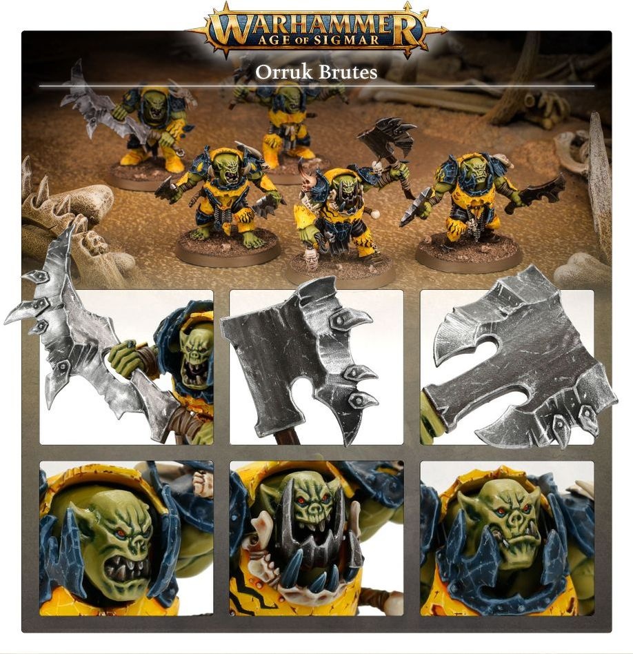 Warhammer Age of Sigmar - Orruk Warclans: Orruk Brutes - Valhalla ...