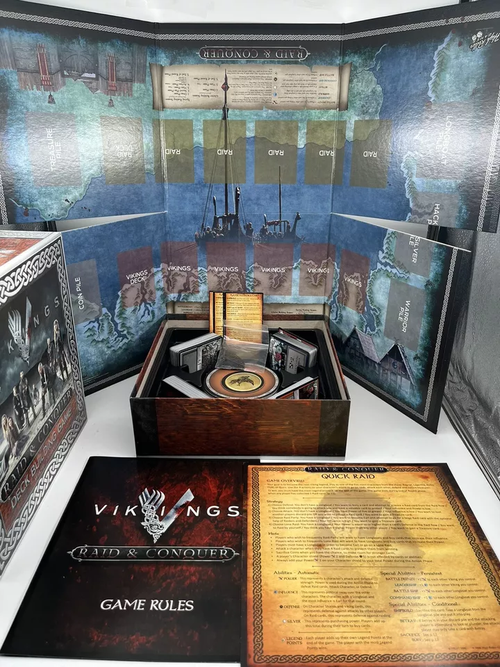 Vikings: Raid and Conquer (ENG) - Kaartspel - Valhalla Boardgames