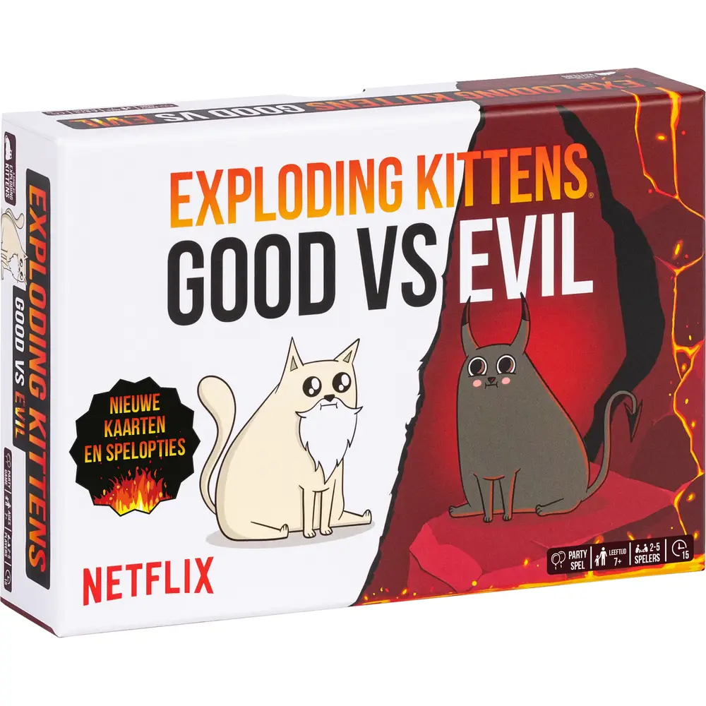 Exploding Kittens: Good vs Evil (NL) - Kaartspel - Valhalla Boardgames