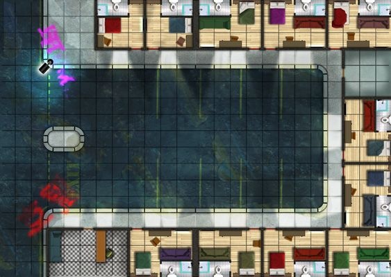 Loke BattleMats: Giant Book of Cyberpunk Battle Mats - Valhalla Boardgames