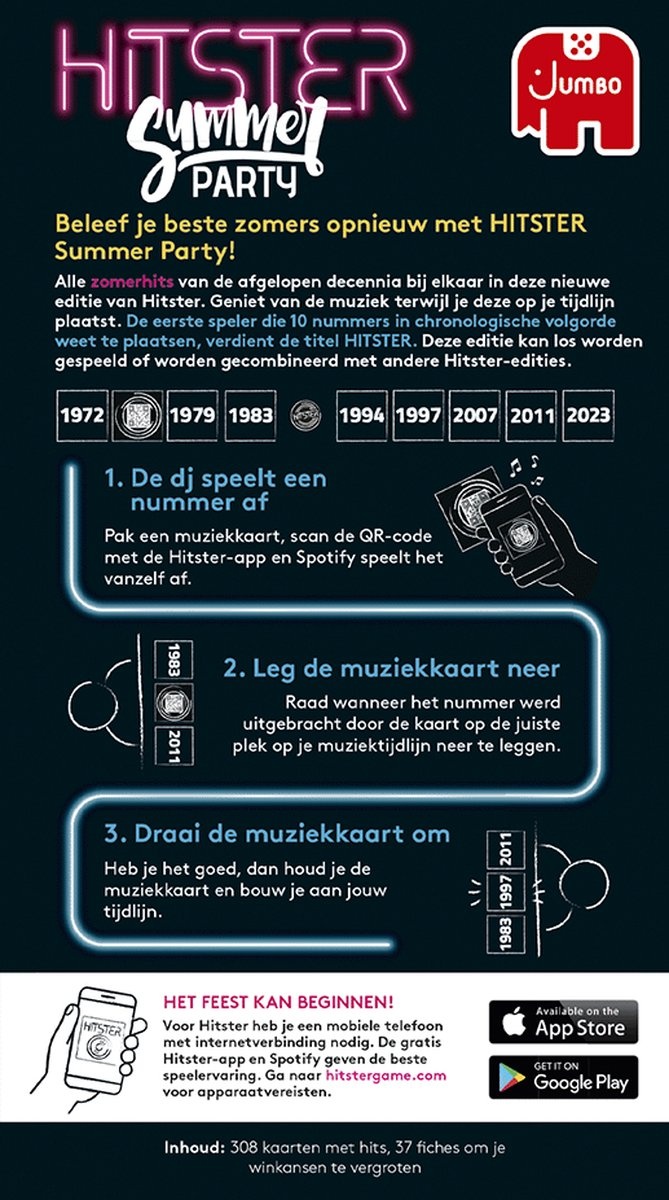 Hitster: Summer Party (NL) - Board game - Valhalla Boardgames