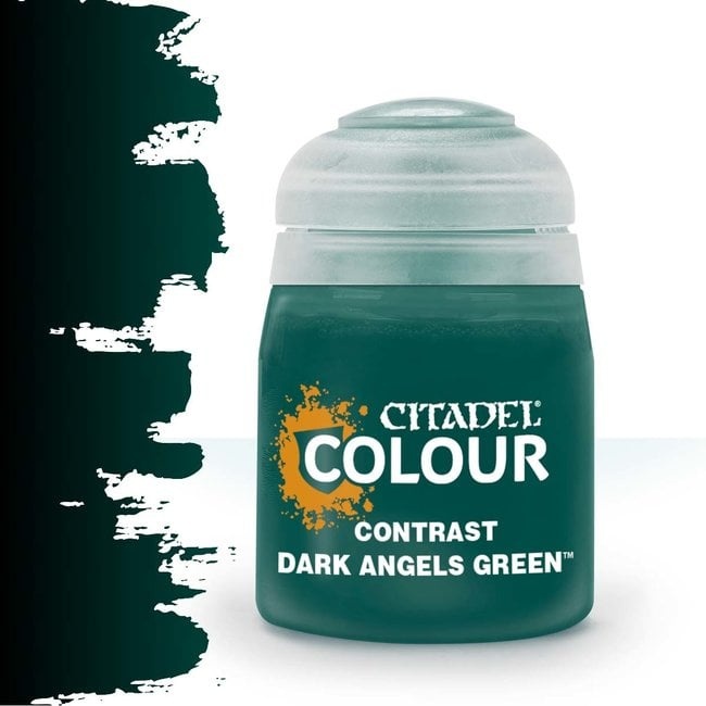 Citadel Colour Contrast: Dark Angels Green (18ml) - Miniature Paint ...