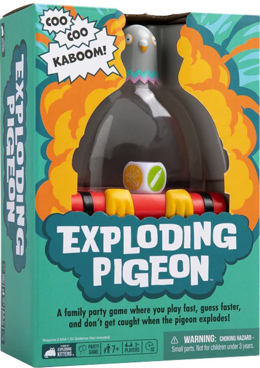 Exploding Pigeon (NL) - Party Game - Valhalla Boardgames