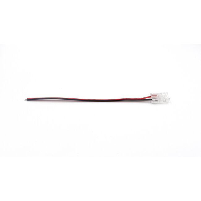 LED kontakt PRO COB 2-polig 8 mm 1-sidig med kabel - LEDProffsen