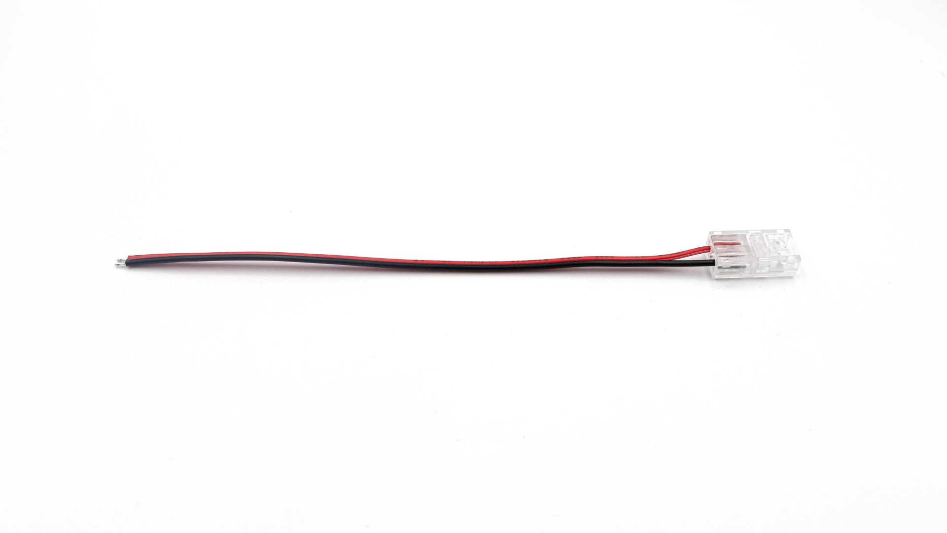 LED kontakt PRO COB 2-polig 8 mm 1-sidig med kabel - LEDProffsen