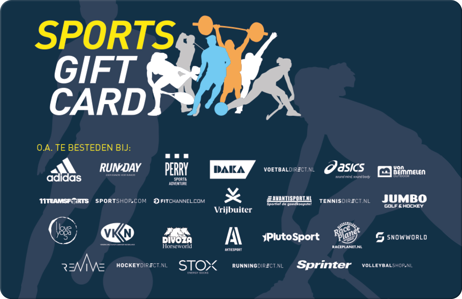 Sports Gift Card - Cadeaukaarten.nl