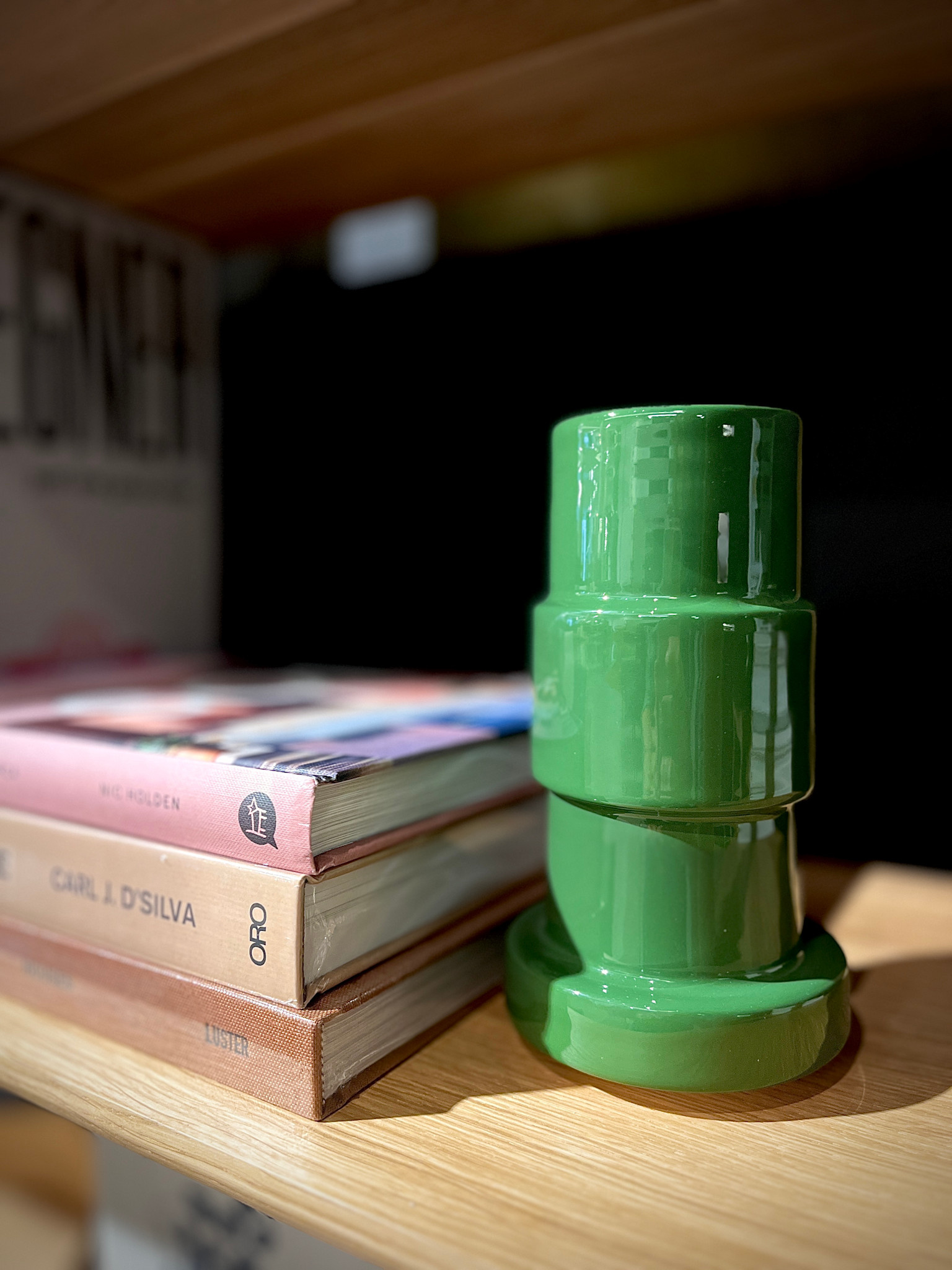 Stack vase 03 - green - Baenk Nieuwpoort