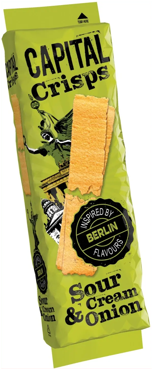 Capital Crisps Sour Cream & Onion 75g - The House of Flavor