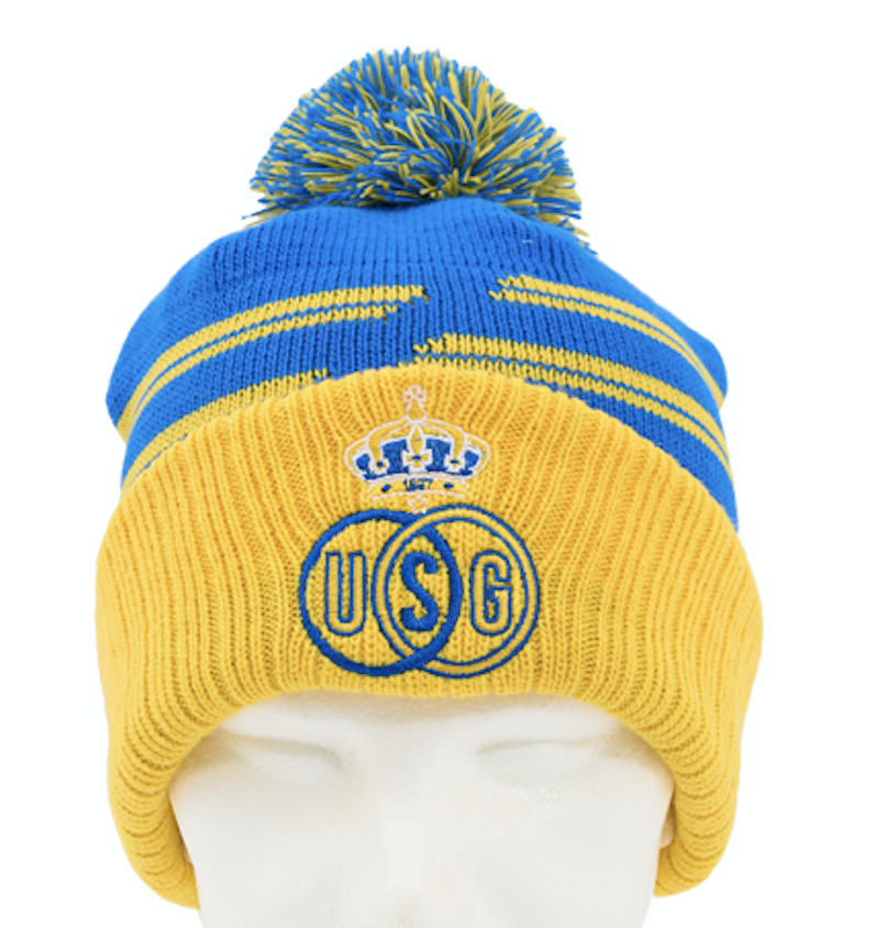 Winter bonnet with pompom - Union Saint-Gilloise