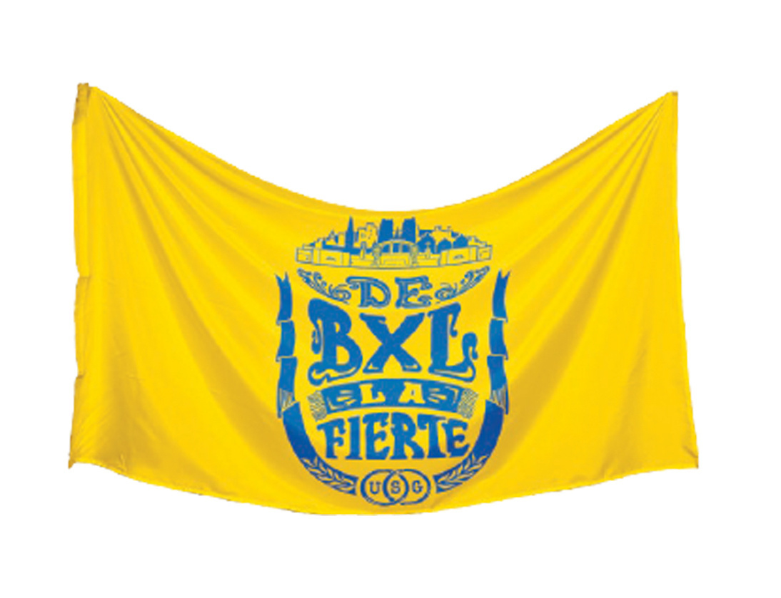 Drapeau de BXL la fierté 150X90cm - Union Saint-Gilloise