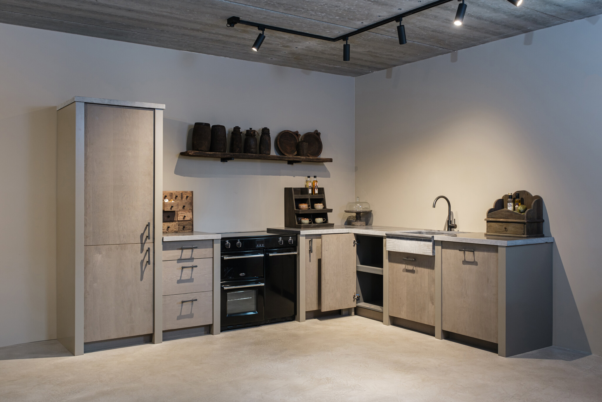 Koel/Vries Ombouw Keukenmodule Collin | Landelijke Goedkope Keuken ...