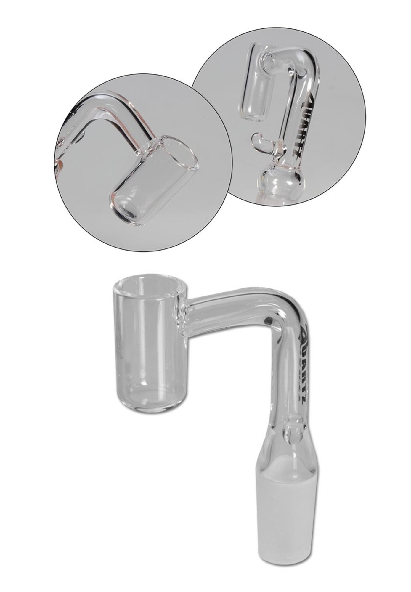 'Quartz' Dabbing Banger 90° Angle with Pod | Bongify - Bongify