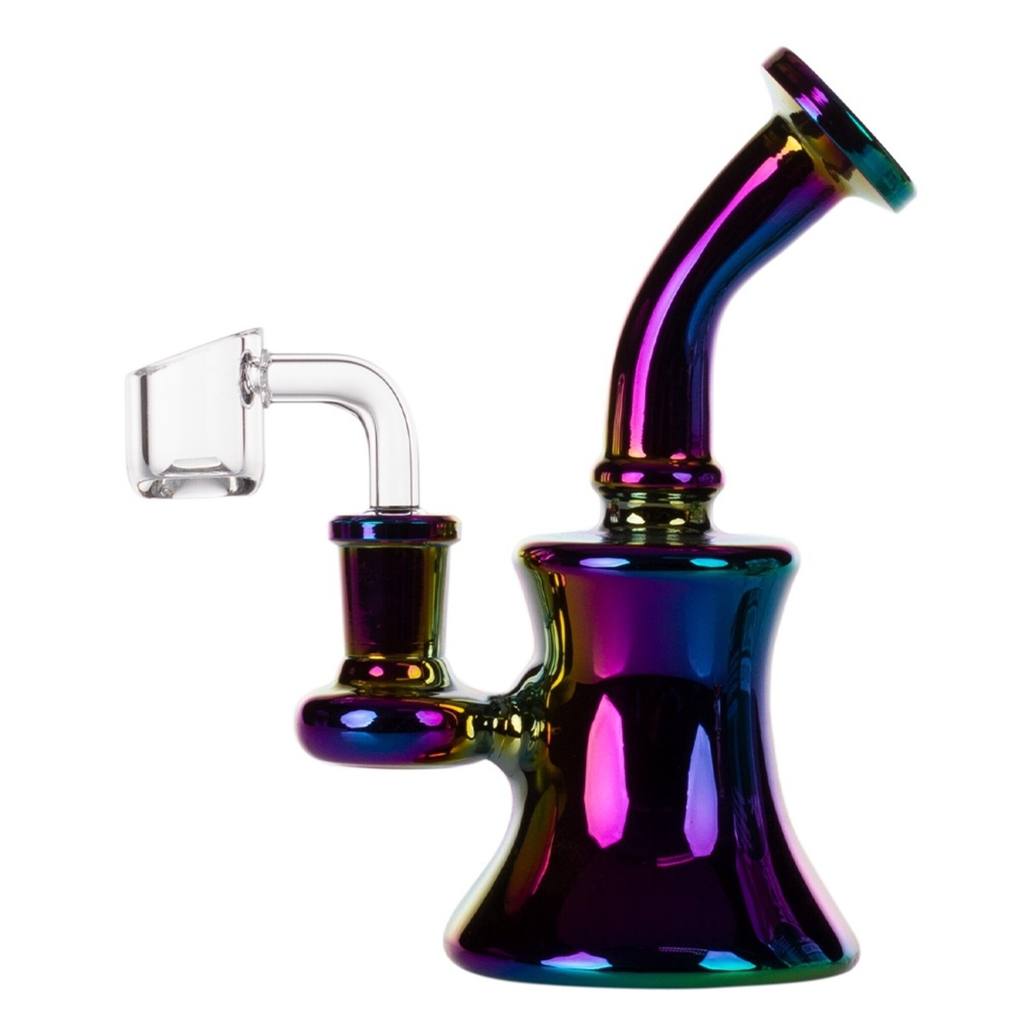 Amsterdam Limited Edition Purple Rainbow Bubbler Dab Rig | Bongify ...