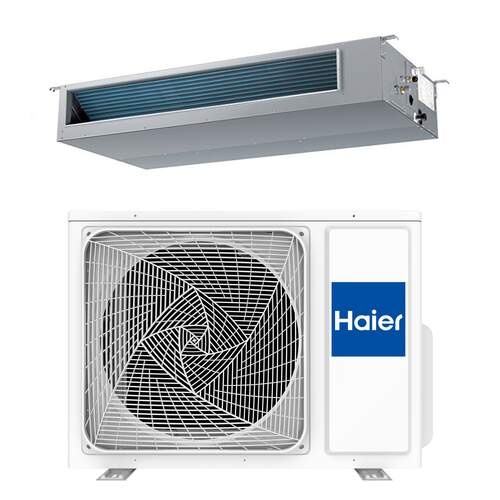 Haier Medium Duct duct indoor + outdoor unit 3.5 kW R32 (incl. WiFi ...