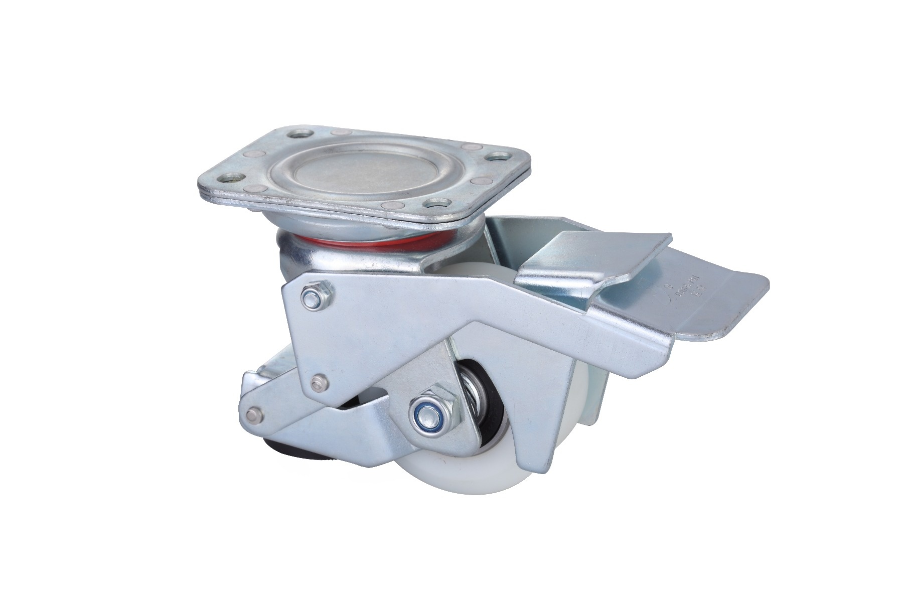 Stainless steel lifting swivel castor with adjustable foot polyamide ...