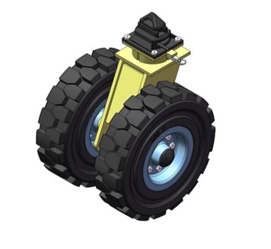 6000KG laadvermogen transportcontainerwielen voor ruw terrein - Wielen.nl