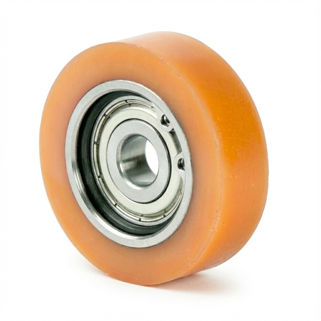 Vulkollan® Geleiderol 70x25mm 150KG - Wielen.nl - Wielen.nl