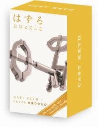 Huzzle Mini Huzzle Cast Puzzle - Key II Silver (level 2) - Cadeauhuis ...
