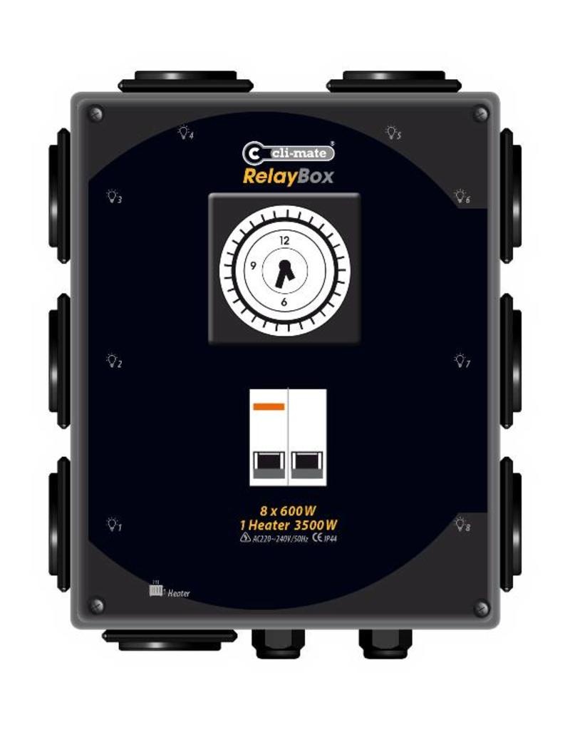 Cli-mate Relay box 8 X 600W + Heater - GrowShoppers / Pro3 GmbH