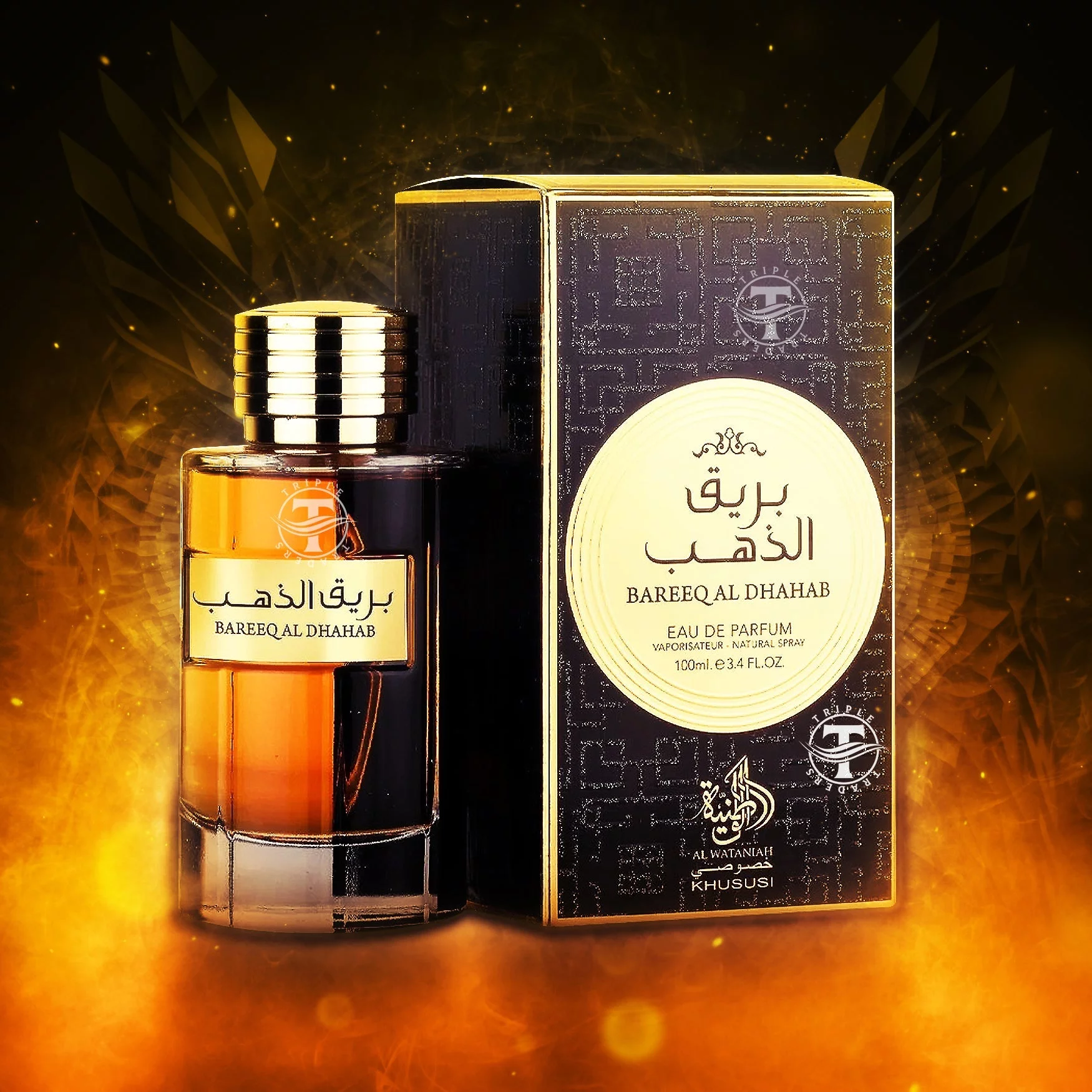 AL WATANIAH Perfume BAREEQ AL DHAHAB, 100ml sale by - SERMO BENELUX