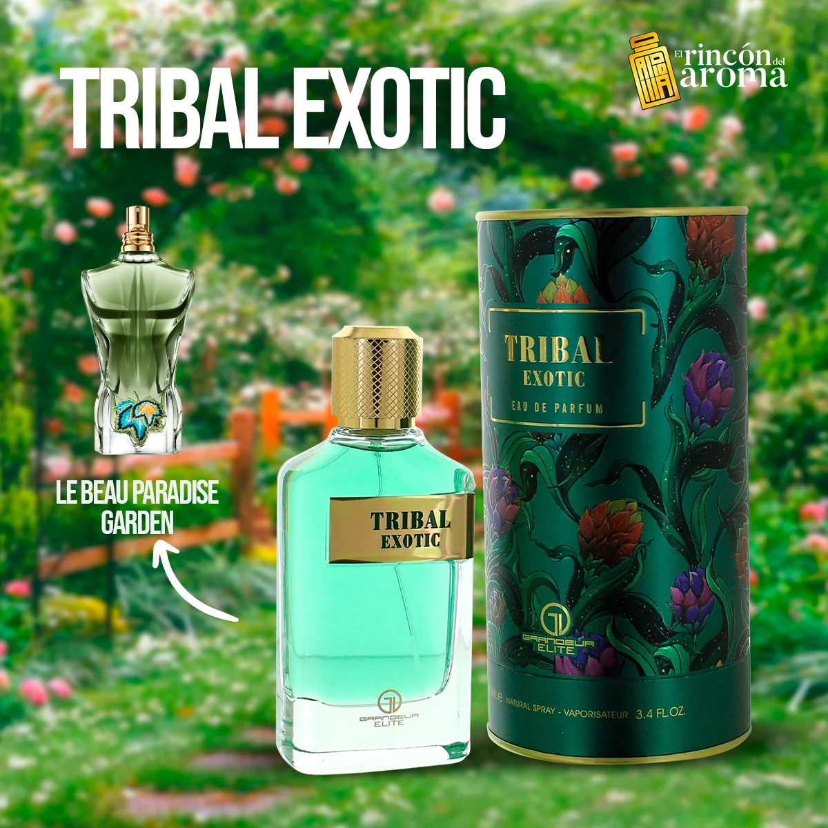 GRANDEUR Eau De Parfum TRIBAL EXOTIC - Inspired By GARDEN te koop bij ...