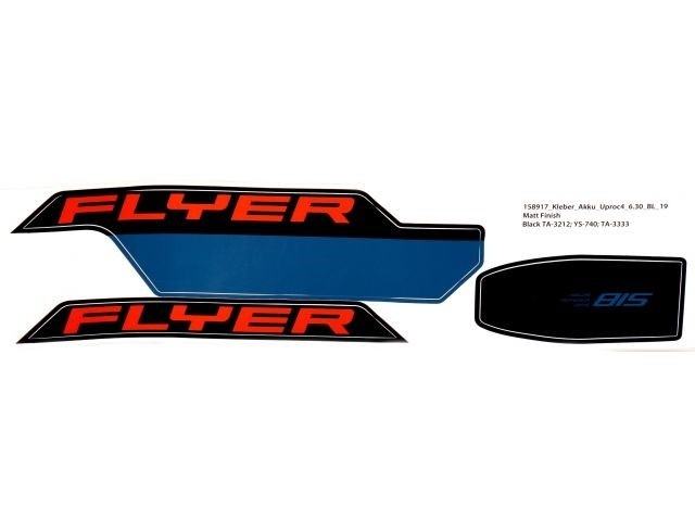 Flyer Akku - Sticker Set - Eltener Fahrradprofi