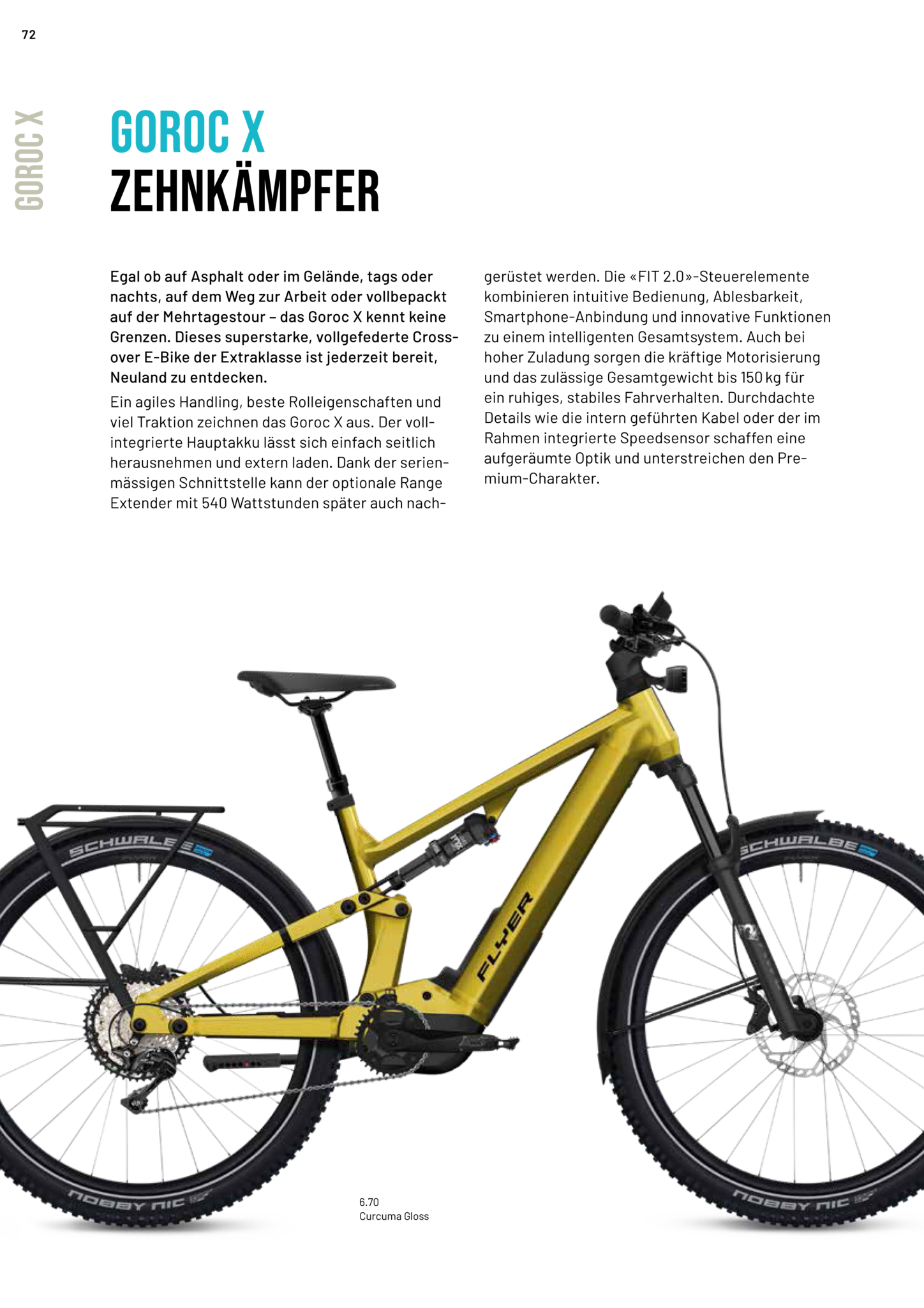 Flyer Goroc X - Eltener Fahrradprofi