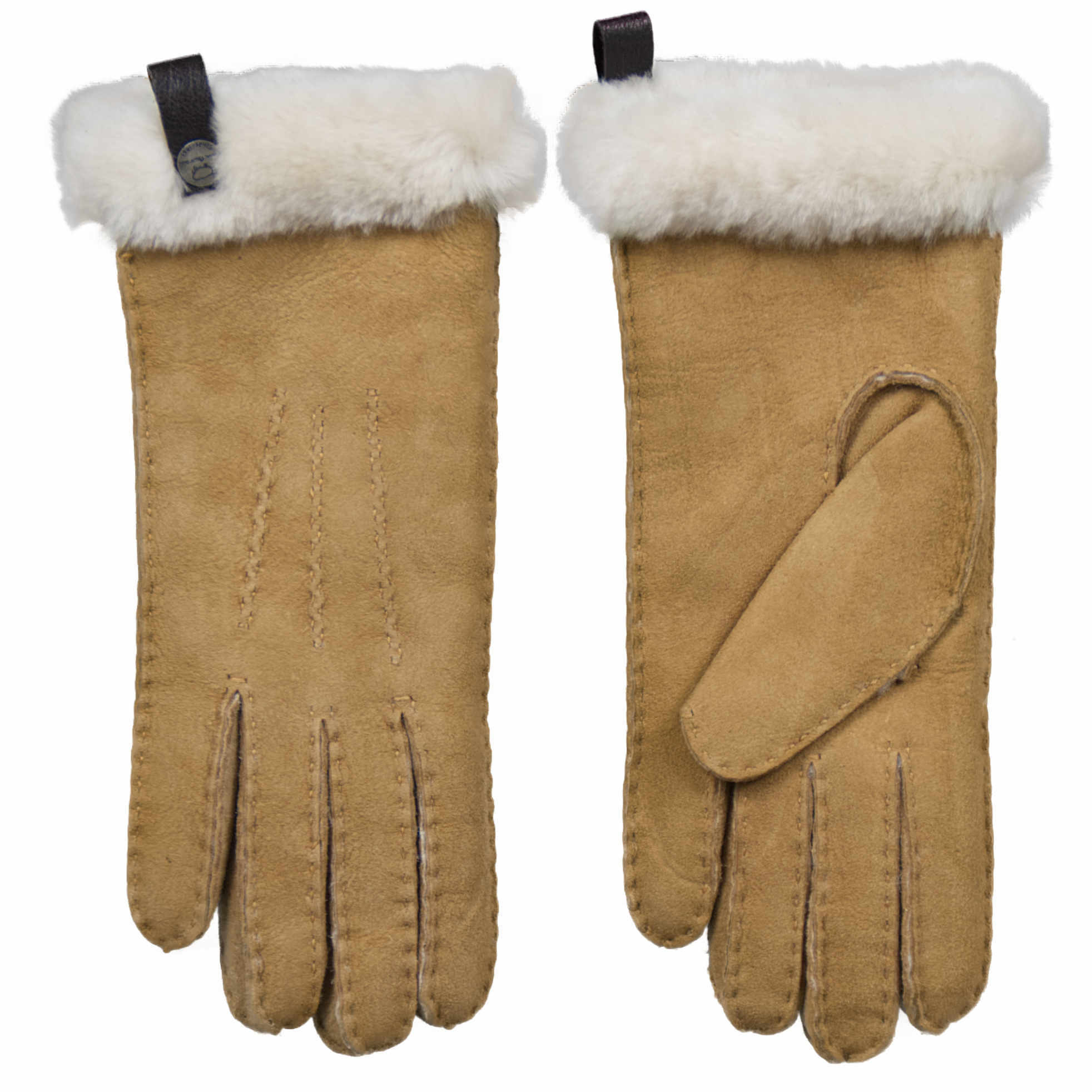 Van Buren Lambskin Ladies Gloves - Camel - Size S to L - Van Buren ...