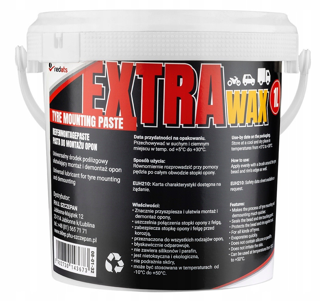 tyre mounting paste extra wax Redatss