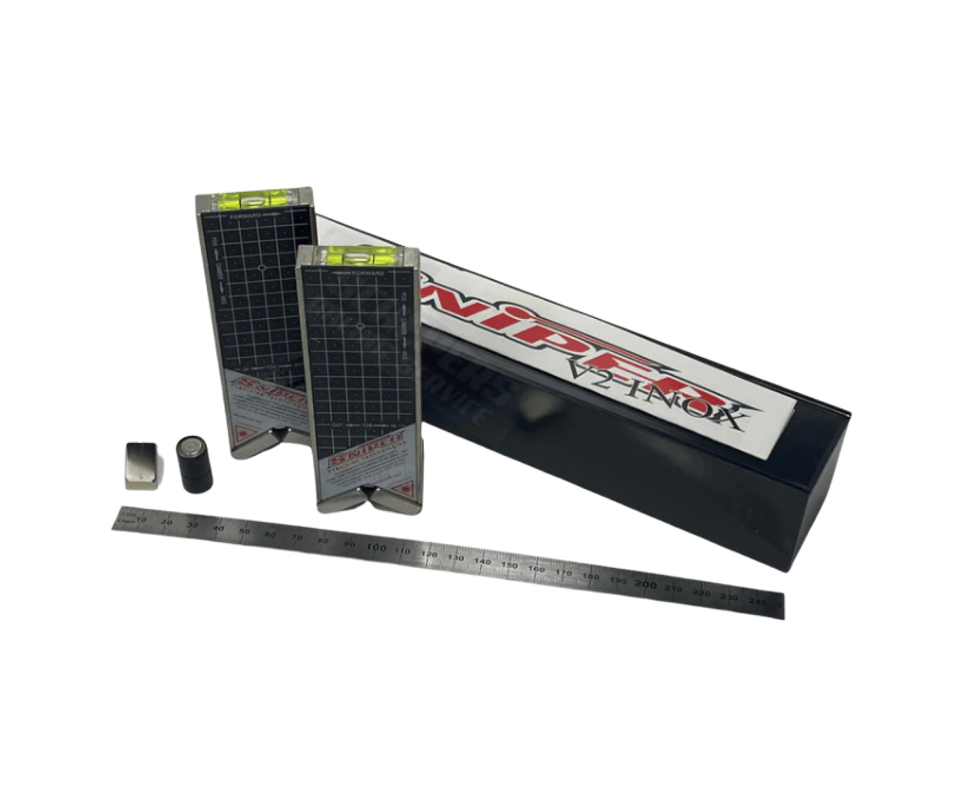 Sniper V2 Inox laseruitlijnsysteem - Schepers Racing Service BV