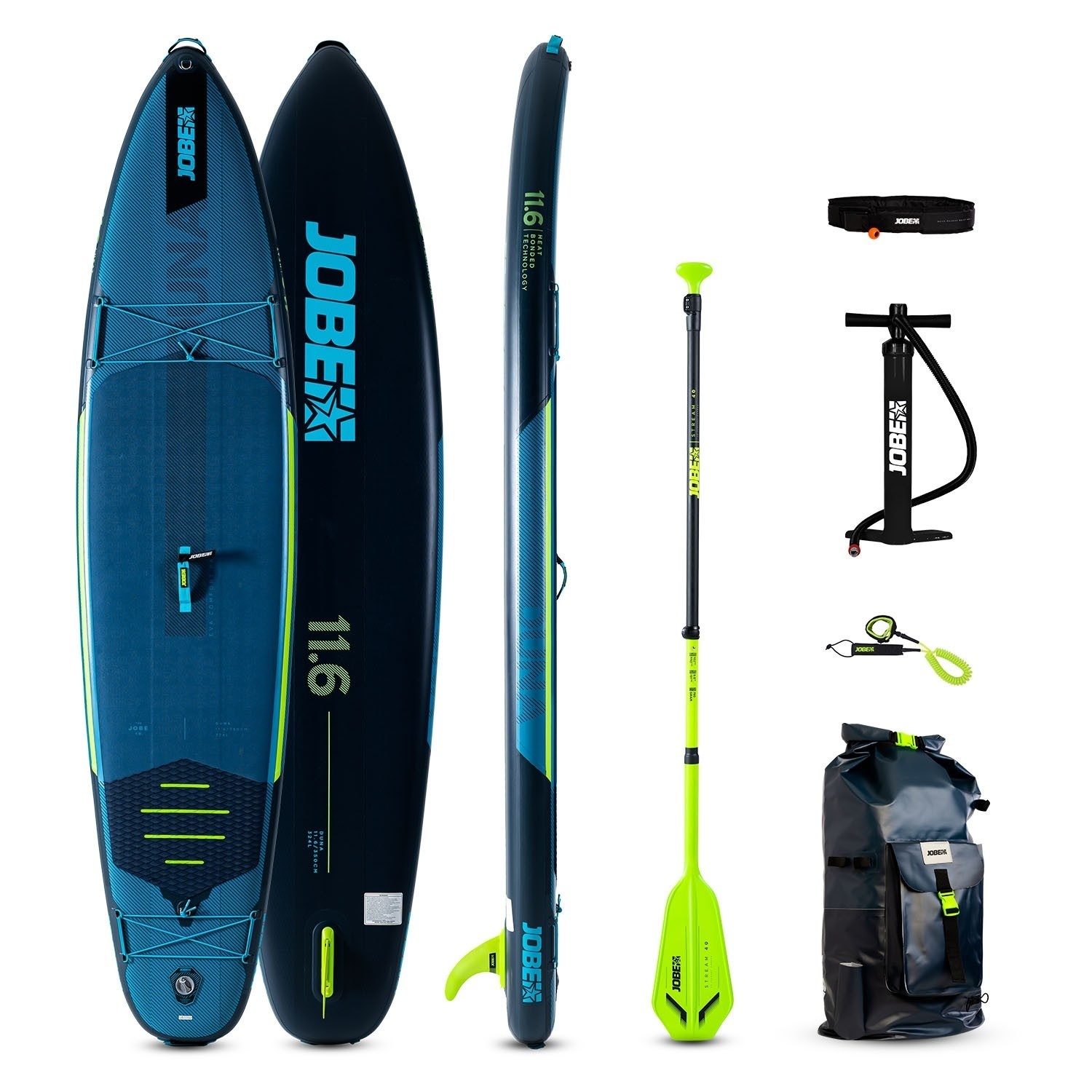 Duna 11.6 Inflatable SUP Board Package Steel Blue - XXL Water