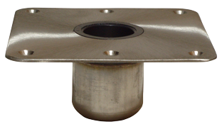 Taper-Lock series, power-rise sit down recessed base 9" (229mm), round ...
