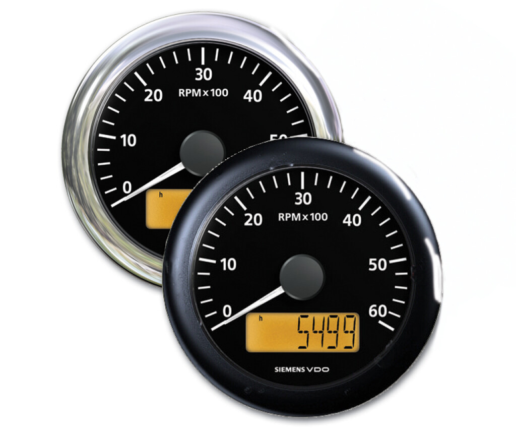 VDO VLW Rev counter / hours 3000 rpm RW 85mm - XXL Water
