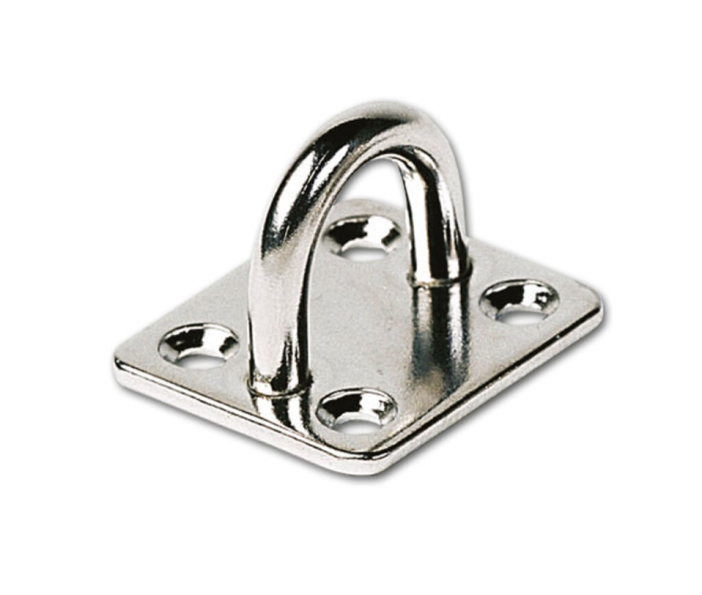 Hollex cover eye 30x35mm stainless steel with footplate - XXL Water