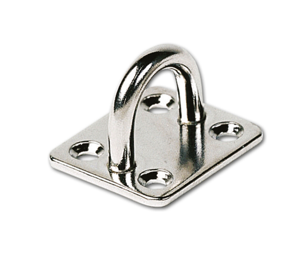 Hollex cover eye 35x40mm stainless steel with footplate - XXL Water
