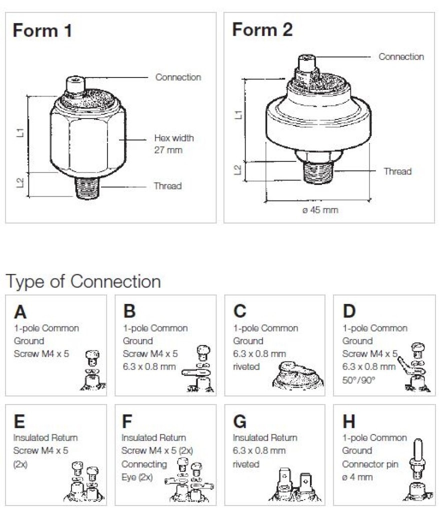 VDO VDO Pressure switch 1/8-27NPTF 10 bar - XXL Water
