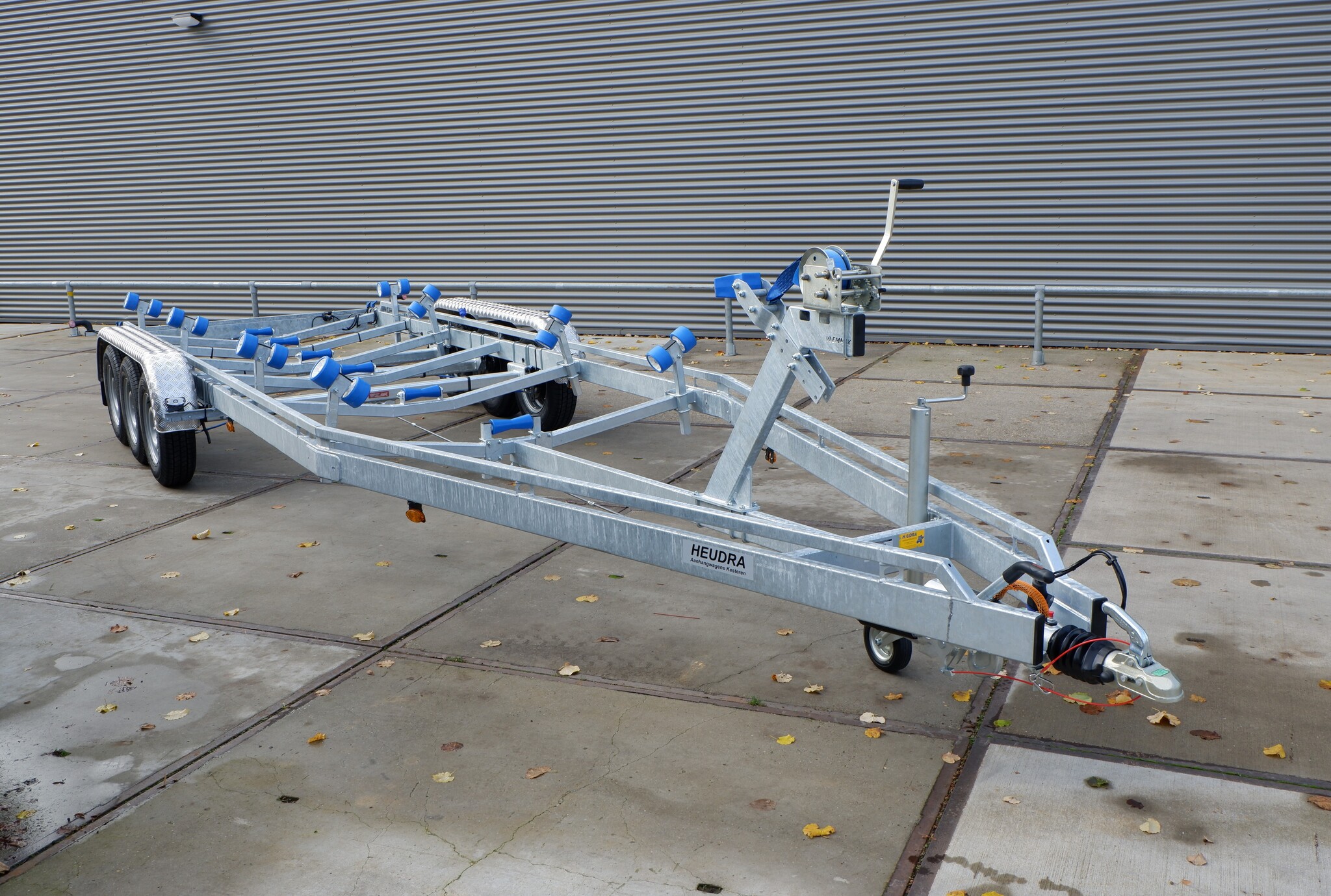 Vlemmix boottrailer Type-S 3500kg 840x255cm - Heudra Aanhangwagens