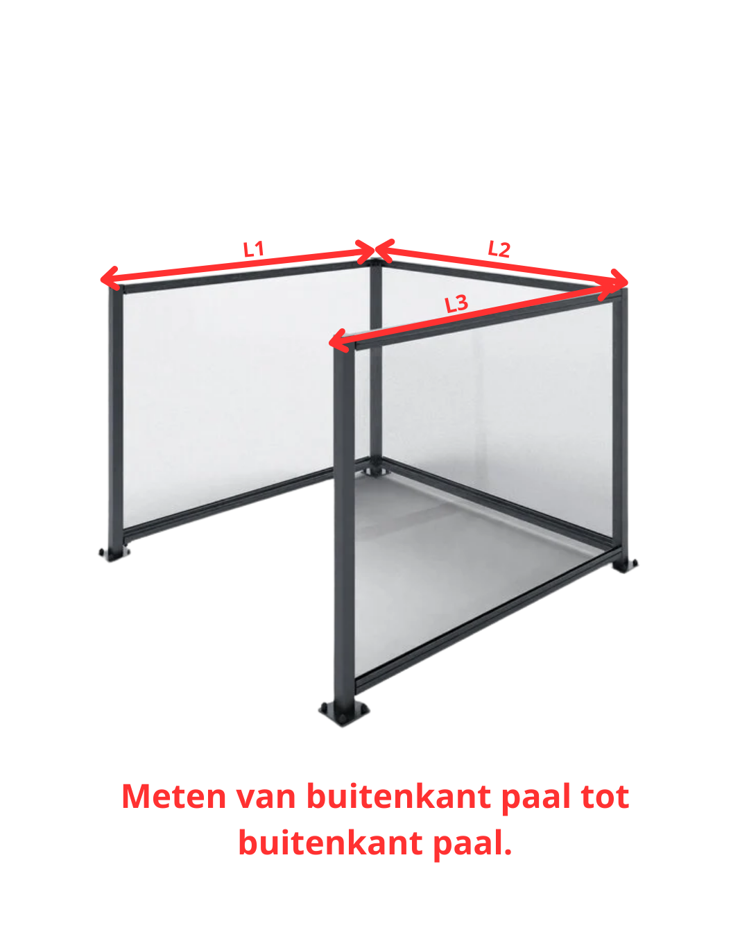 Balustrade Goes | U-vorm | Firmastaal.nl - Firmastaal.nl