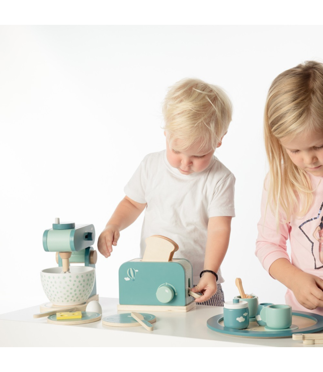 Houten broodrooster groen Label Label – duurzaam speelgoed |Marjems.nl ...