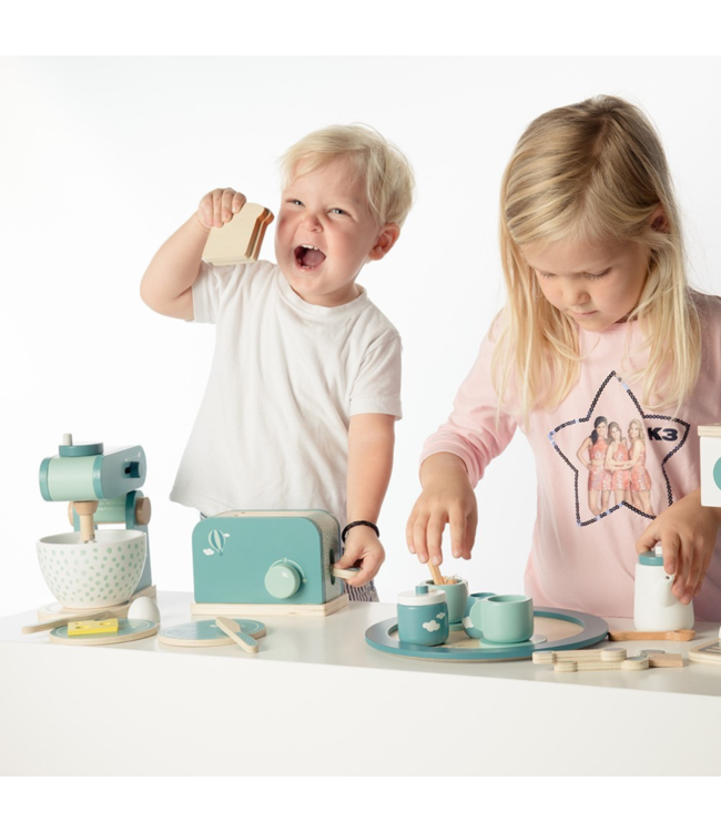 Houten broodrooster groen Label Label – duurzaam speelgoed |Marjems.nl ...