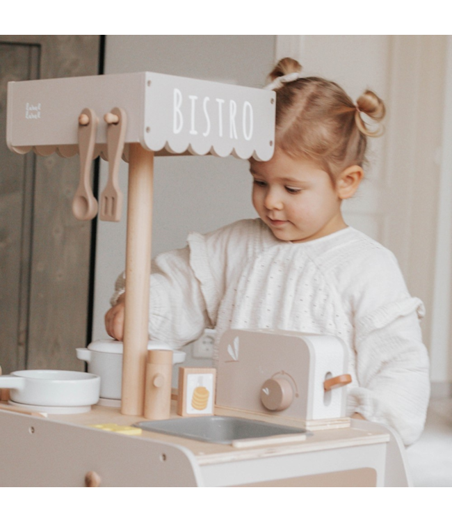 Houten broodrooster nougat Label Label – duurzaam speelgoed|Marjems.nl ...