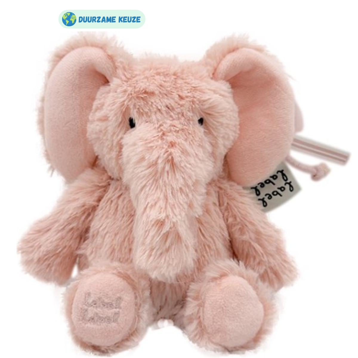 Knuffel olifant Elly, 15 cm | Roze - Duurzaam & Zacht | Marjems.nl ...