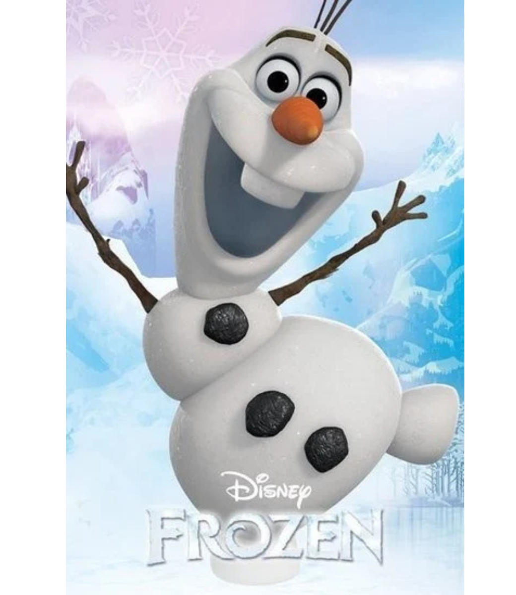 Frozen Olaf maxi poster voor vrolijke kinderkamers | Marjems.nl ...
