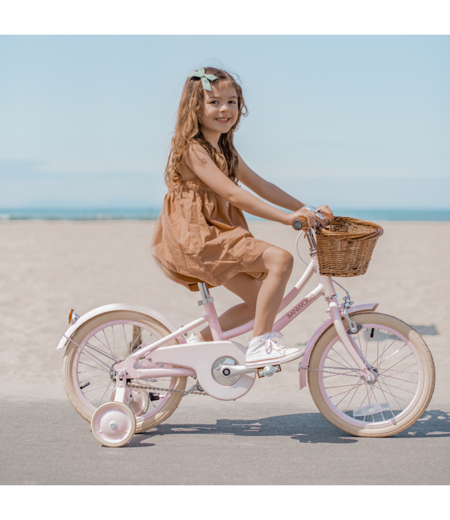 Banwood kinderfiets 16 inch roze voor meisjes | Marjems.nl - Marjems ...
