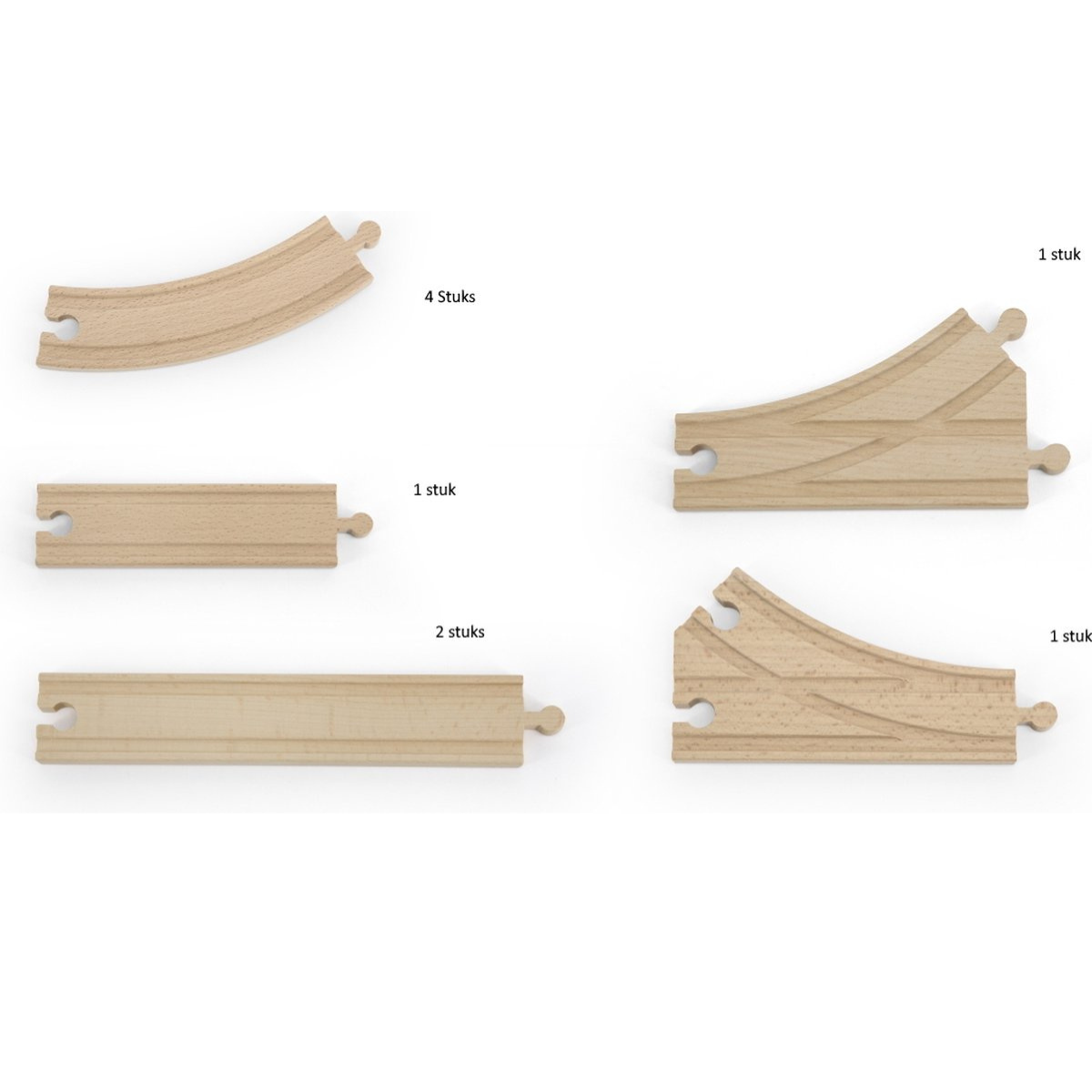 Tryco Wooden Train Set Expansion – Extra tracks | Marjemsnl - Marjems ...