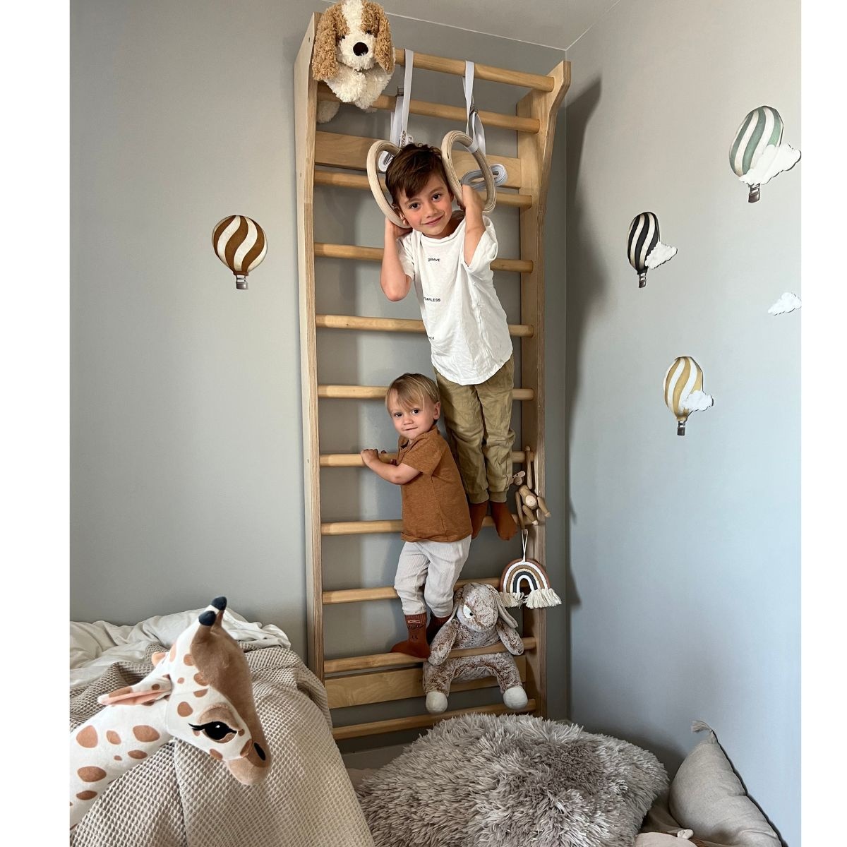 Fitwood TAIMI Wandrek Naturel – Klimwand Kinderkamer | Marjems.nl ...